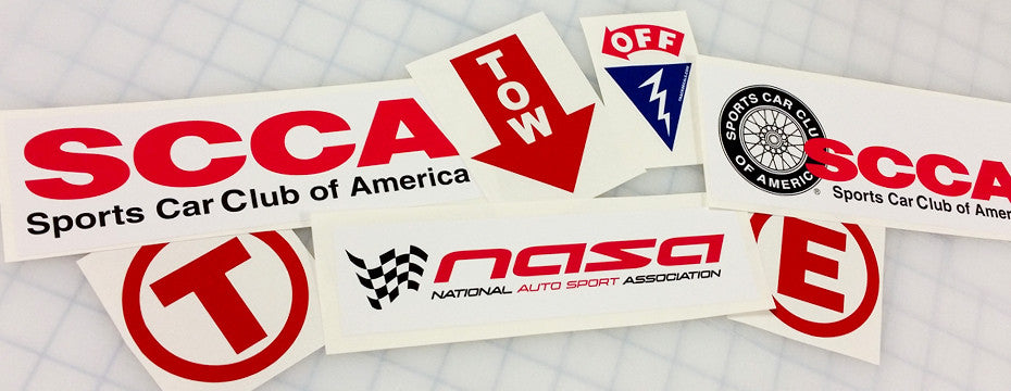 NASA / SCCA / Safety Decals & Stickers – TrackDecals