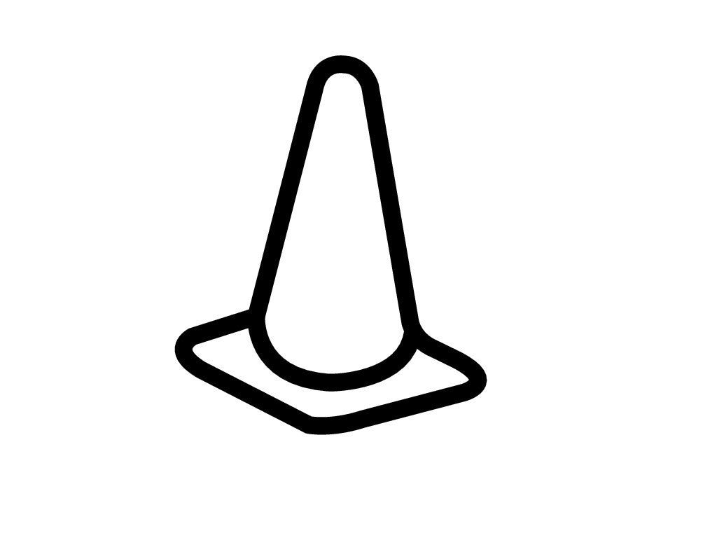 Traffic Cone Outline