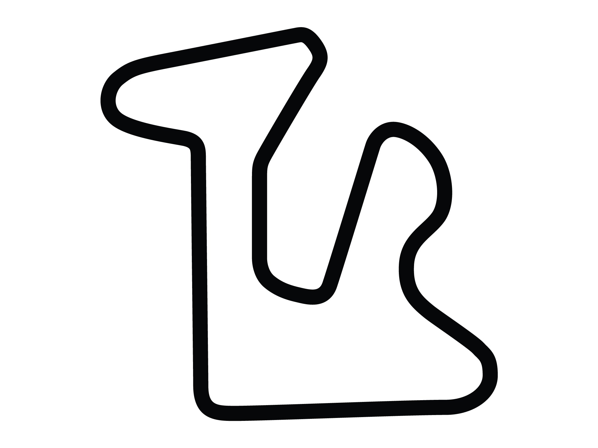 GingerMan Raceway Original Course Decal – TrackDecals