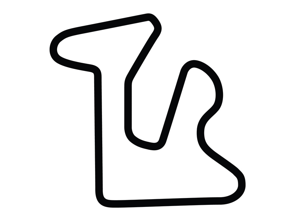 GingerMan Raceway Original Course Decal – TrackDecals