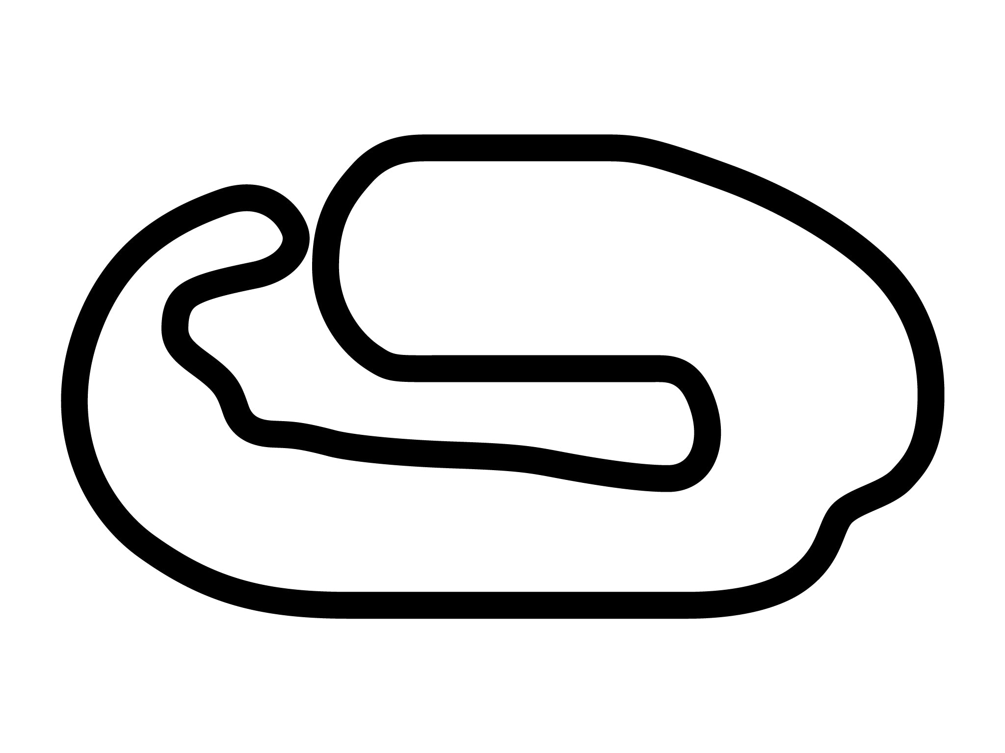 Atlanta Motor Speedway Road Course Decal – TrackDecals