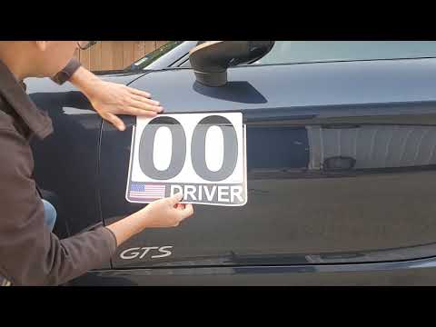 Number Plate - Standard – TrackDecals